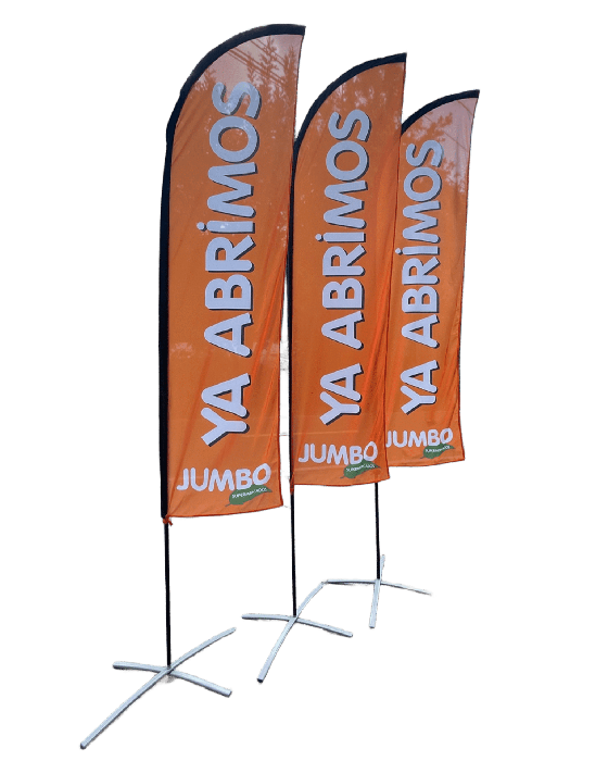 Banderolas Publicitarias 3.40 mts